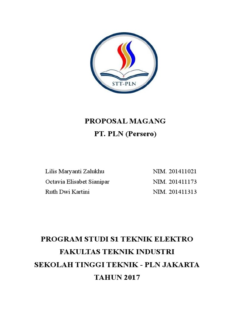 Contoh Proposal Magang Pdf