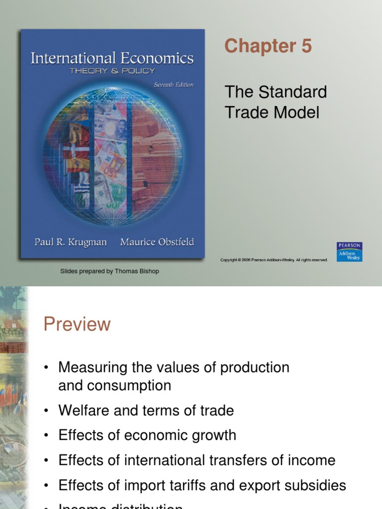 The Standard Trade Model: Slides Prepared by Thomas Bishop | PDF ...
