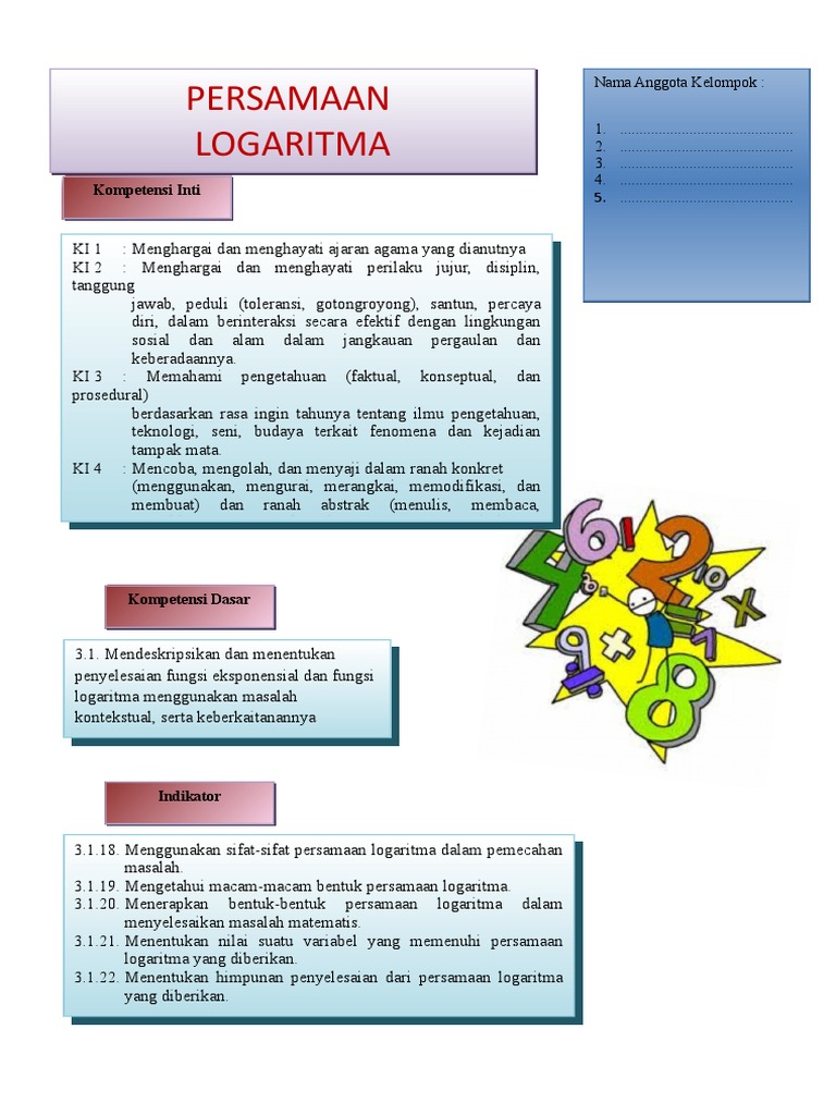 LKPD Logaritma | PDF