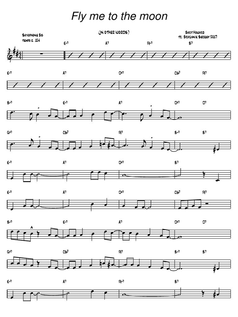 Fly Me To The Moon | PDF