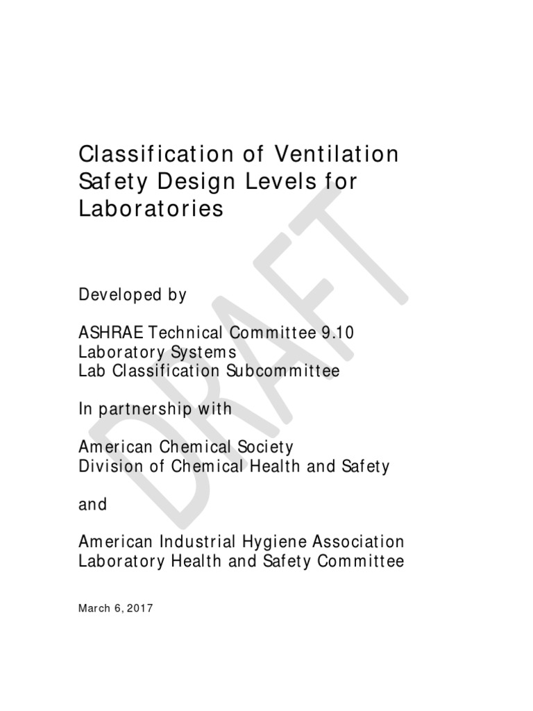 CSL Tables | PDF | Ventilation (Architecture) | Laboratories