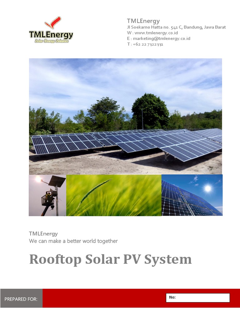 Proposal Rooftop Solar PV System | PDF