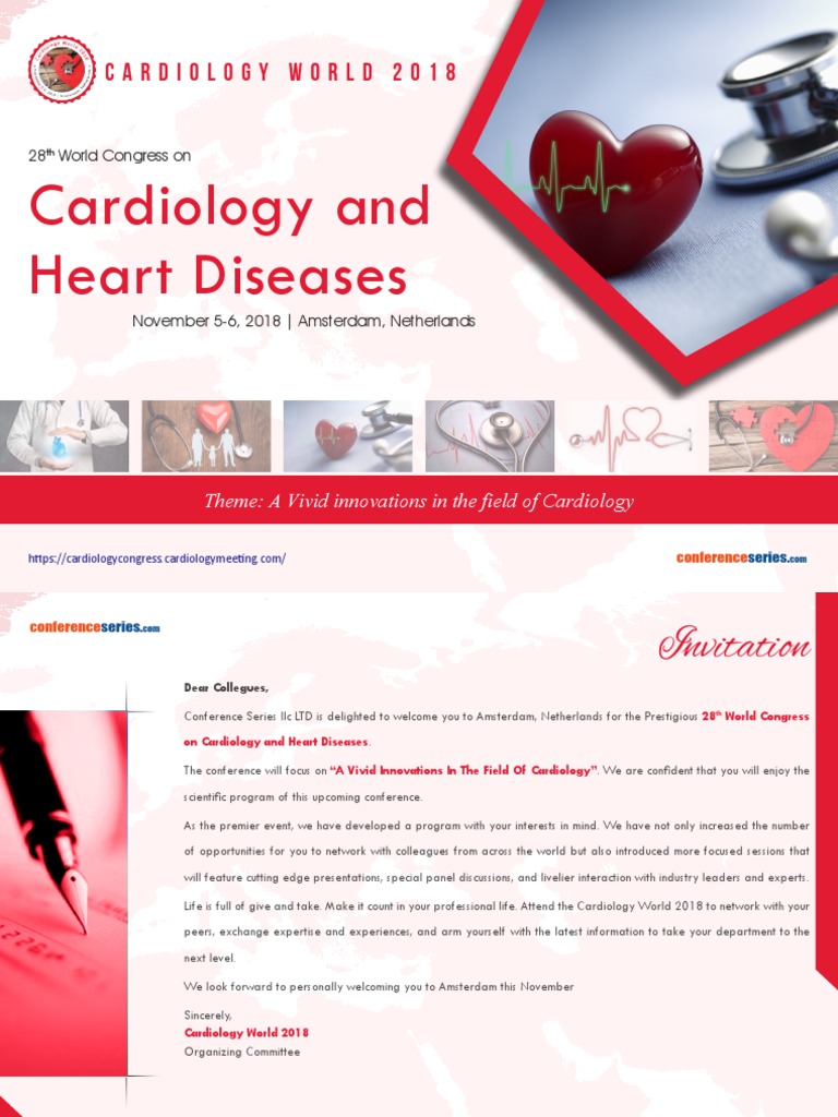 Cardiology World 2018 - Brochure | PDF | Cardiology | Heart