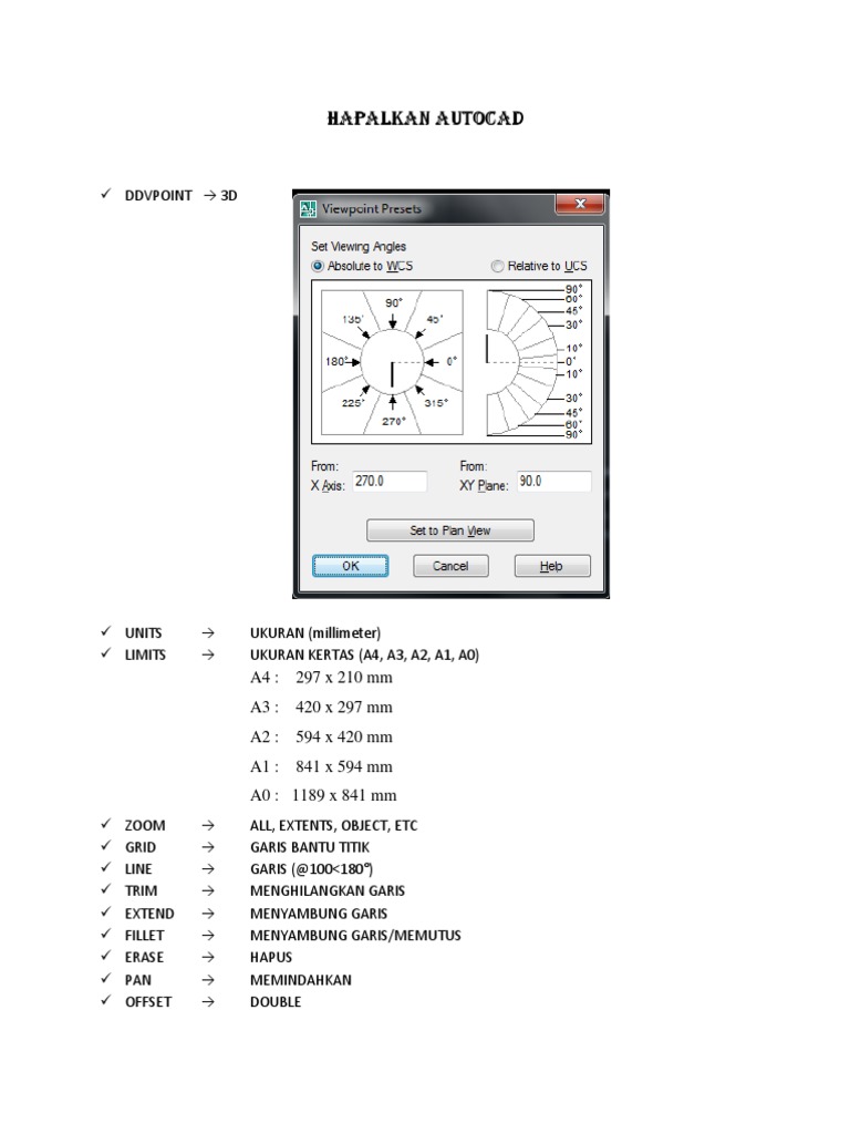 Simbol Autocad | PDF
