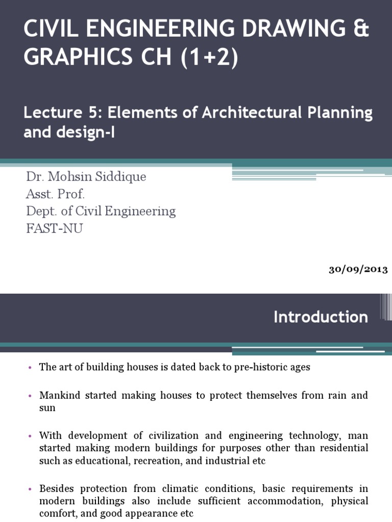 Architectural Planning Essentials | PDF | Building | Civil Engineering