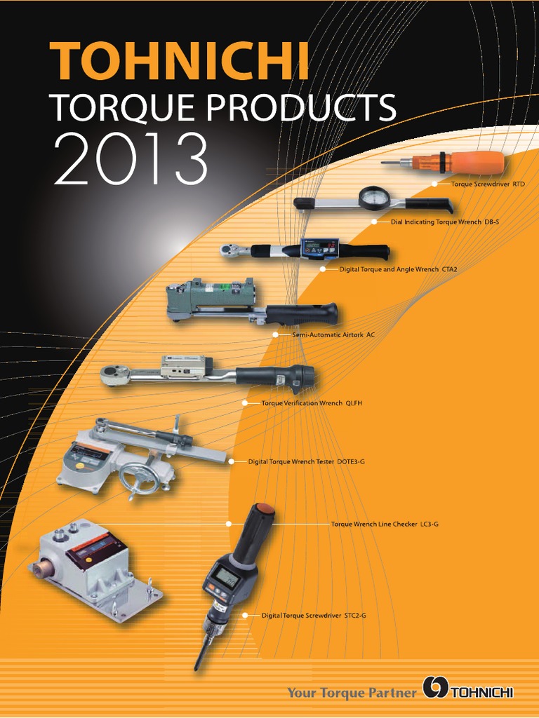 Tohnichi - Katalog 2013 EN | PDF | Screw | Wireless