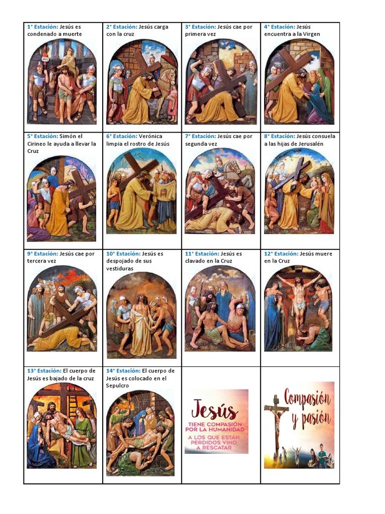 Via Crucis | PDF | Estaciones de la Cruz | Fiestas cristianas y días santos