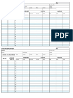 Hojas Tabulares de 4 Columnas | PDF | Microsoft Excel | Contabilidad