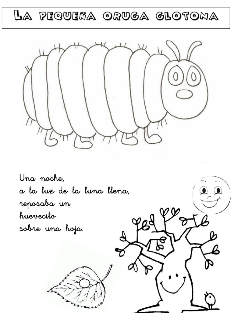 La Pequeña Oruga Glotona PDF | PDF