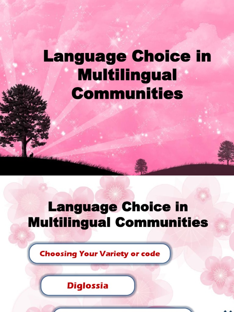 Navigating Variety Choice and Code-Switching in Multilingual Communities | PDF | Multilingualism ...