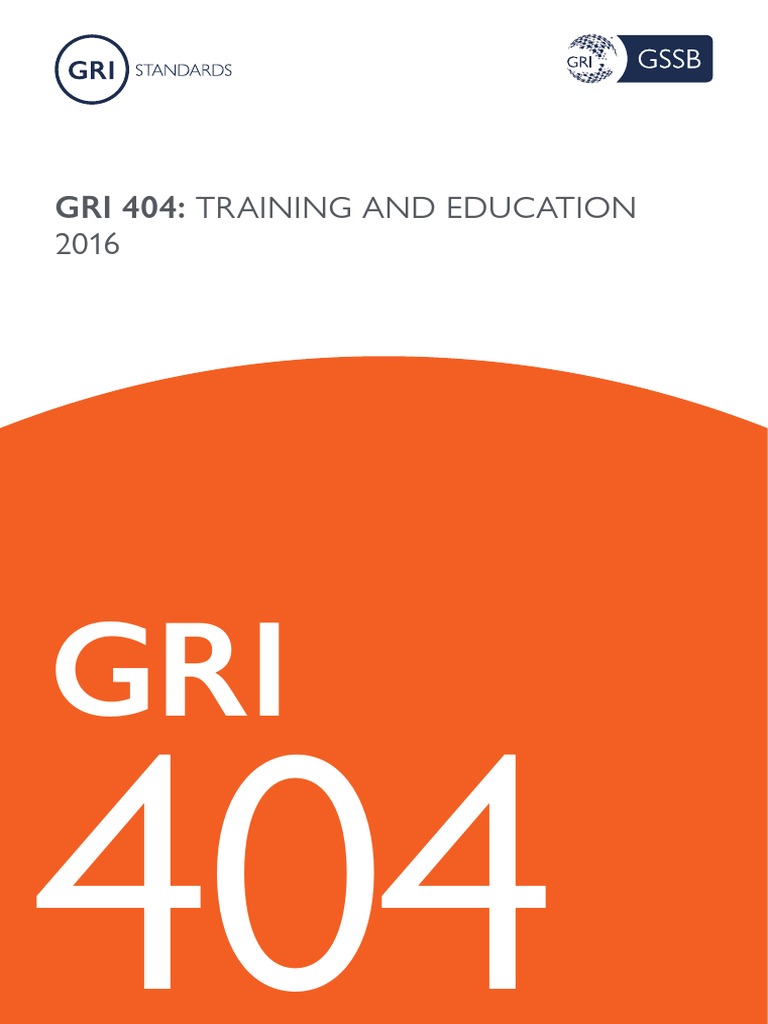 Gri 404 Training and Education 2016 | PDF | Employment | International ...