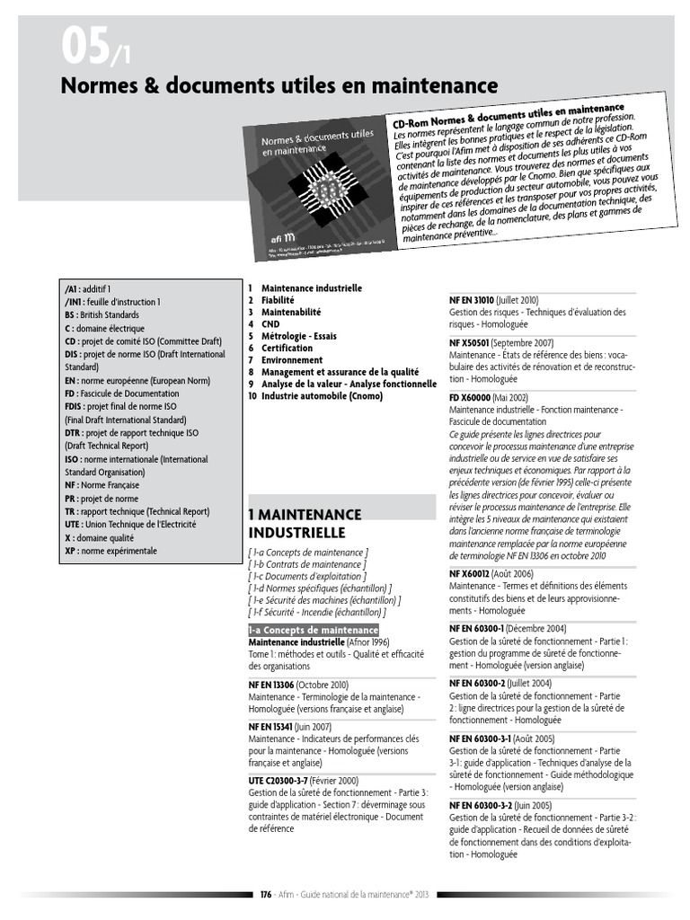 Normes PDF | Descargar gratis PDF | Entretien | Application