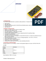 Digitech QM1529 Multimeter Manual | PDF