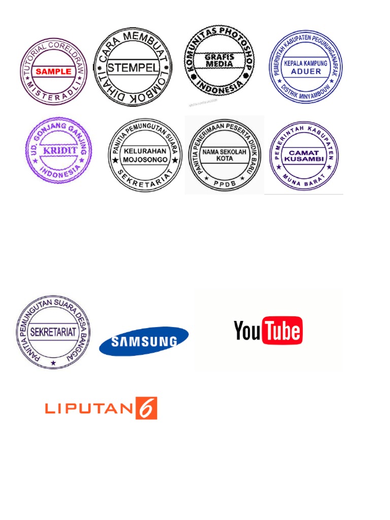 Cap Stempel Dan Logo | PDF
