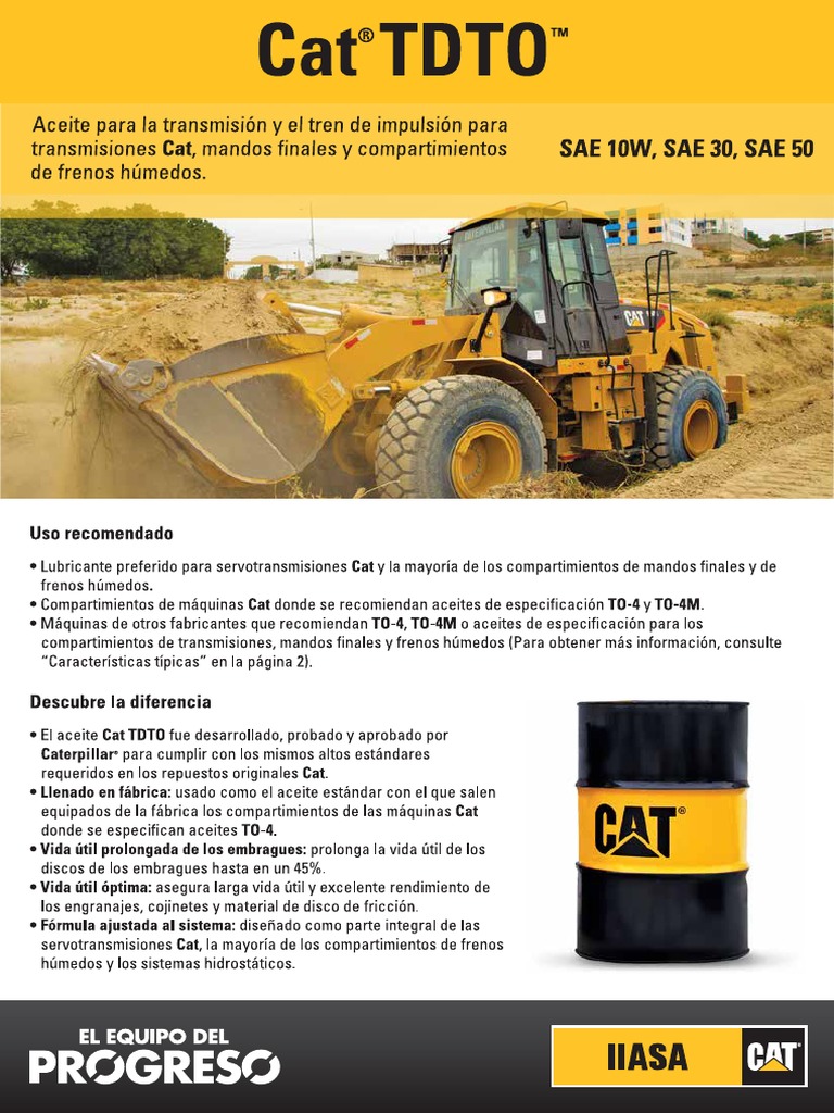 Brochure - Cat Tdto | PDF