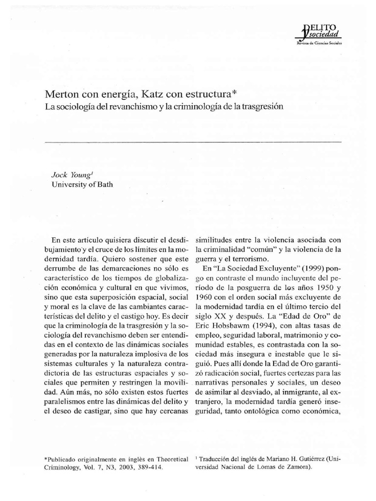 Young, J. - Merton Con Energía... | PDF