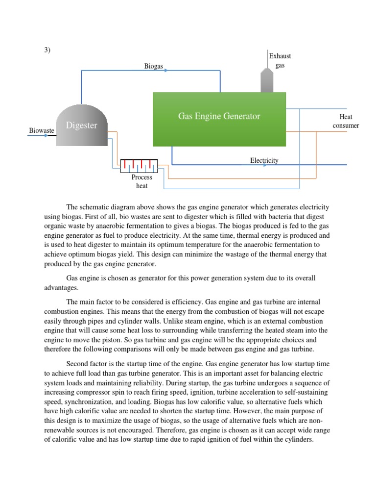 Digester Gas Engine Generator | PDF | Internal Combustion Engine | Biogas