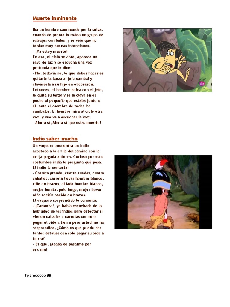 Chistes divertidos sobre la muerte y los indios | PDF