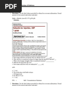 Medication Reconstitution Guide for Nurses | PDF | Self-Improvement