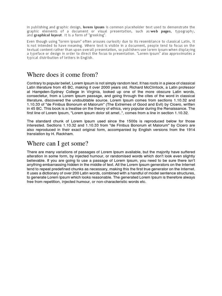 What Is Lorem Ipsum | PDF | Writing | Human Communication