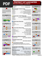 Student Academic Calendar SLCC | PDF | Academic Term | Employment