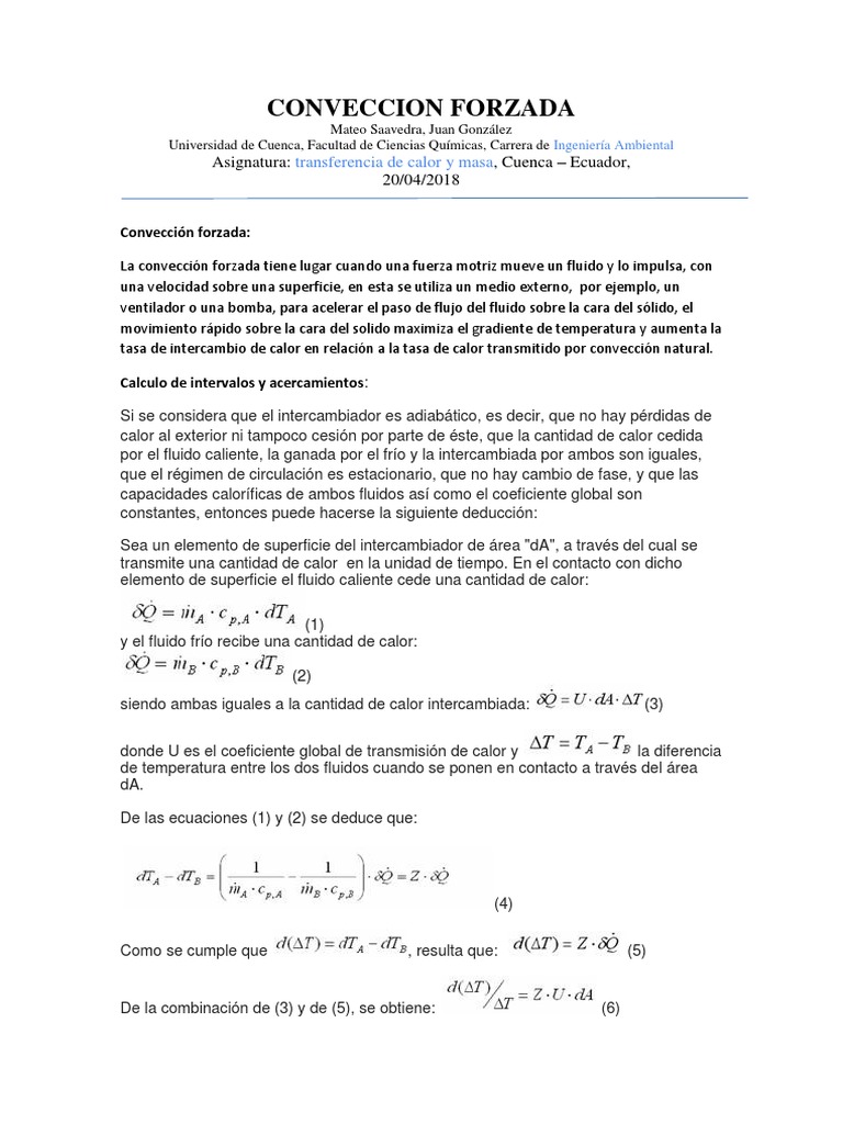 Borrador | PDF | Convección | Calor