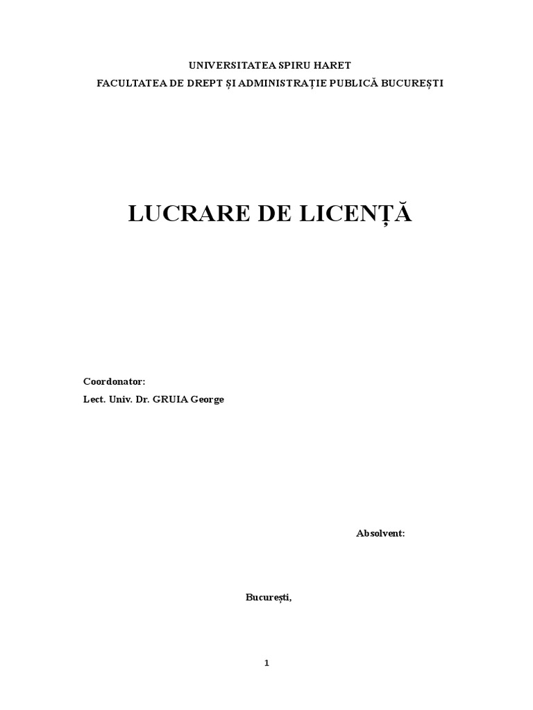 Licenta BSP FINALA | PDF