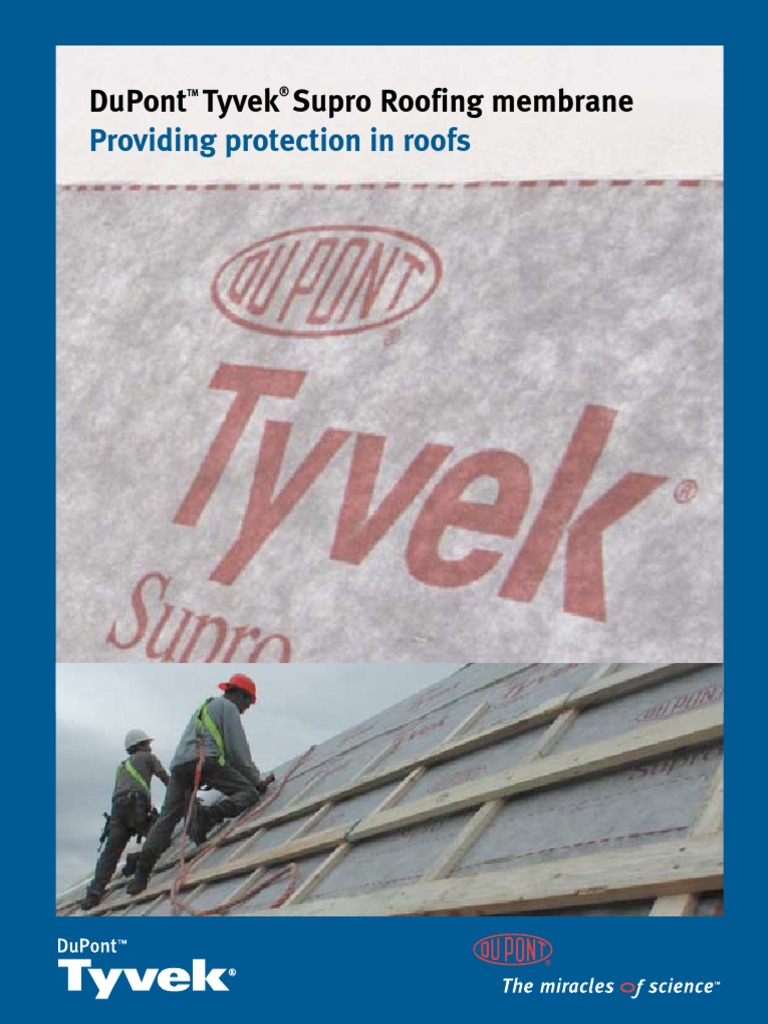 Dupont Tyvek Brochure | PDF | Roof | Environmental Design
