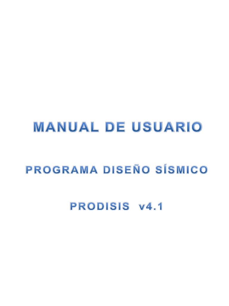 Prodisis Manual | PDF | Programa de computadora | Programación