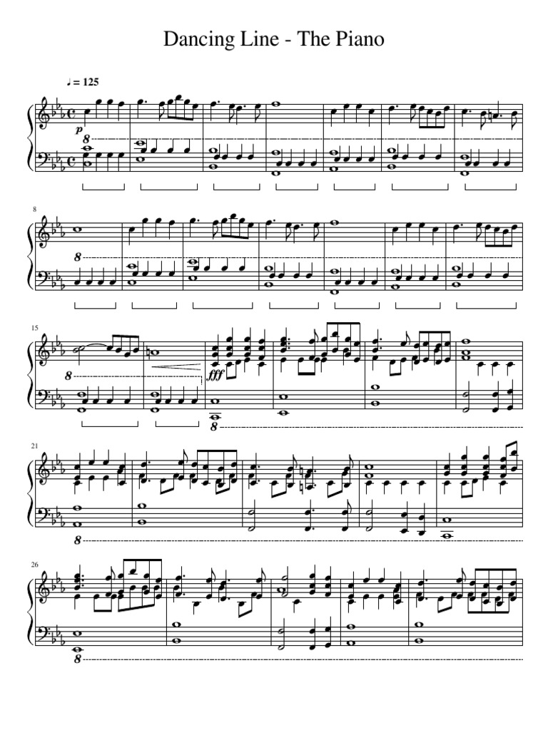 Dancing Line - Piano | PDF