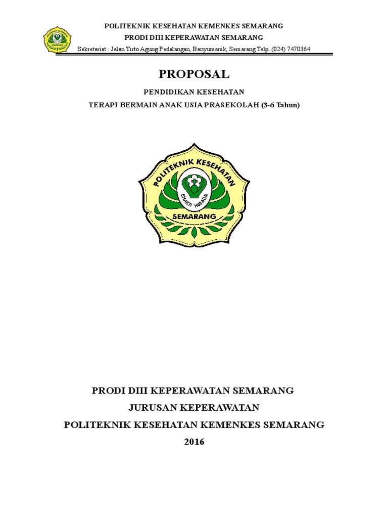 Proposal Bermain | PDF
