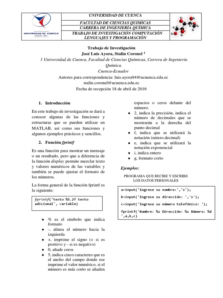 Estructuras Condicionales y Repetitivas en MATLAB | PDF | Programa de computadora | Programación