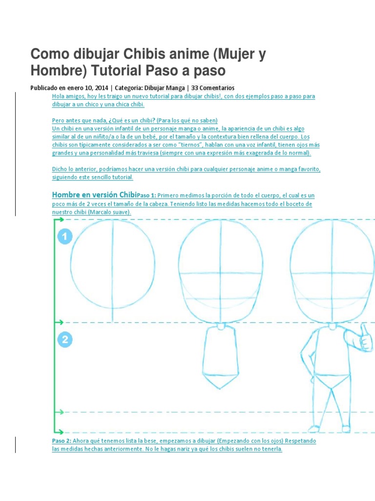 Como Dibujar Chibis Anime | PDF | Crecimiento personal y profesional