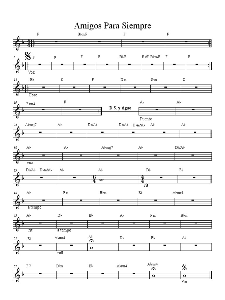 Amigos para Siempre | PDF
