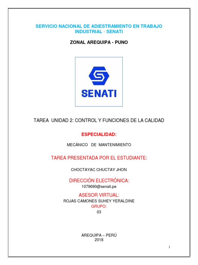 Tarea Unidad 2 Icat | PDF | Cliente | Gestión de la calidad