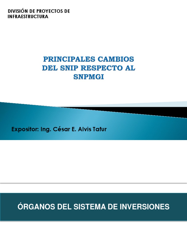 Sesión 3 - Diferencias Entre SNIP e Invierte - Pe PDF | PDF | Presupuesto | Beneficio (economía)