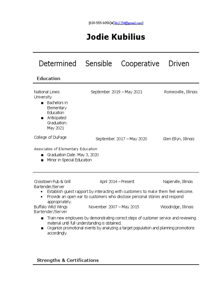 Mock Resume | PDF | Psychological Concepts | Cognition