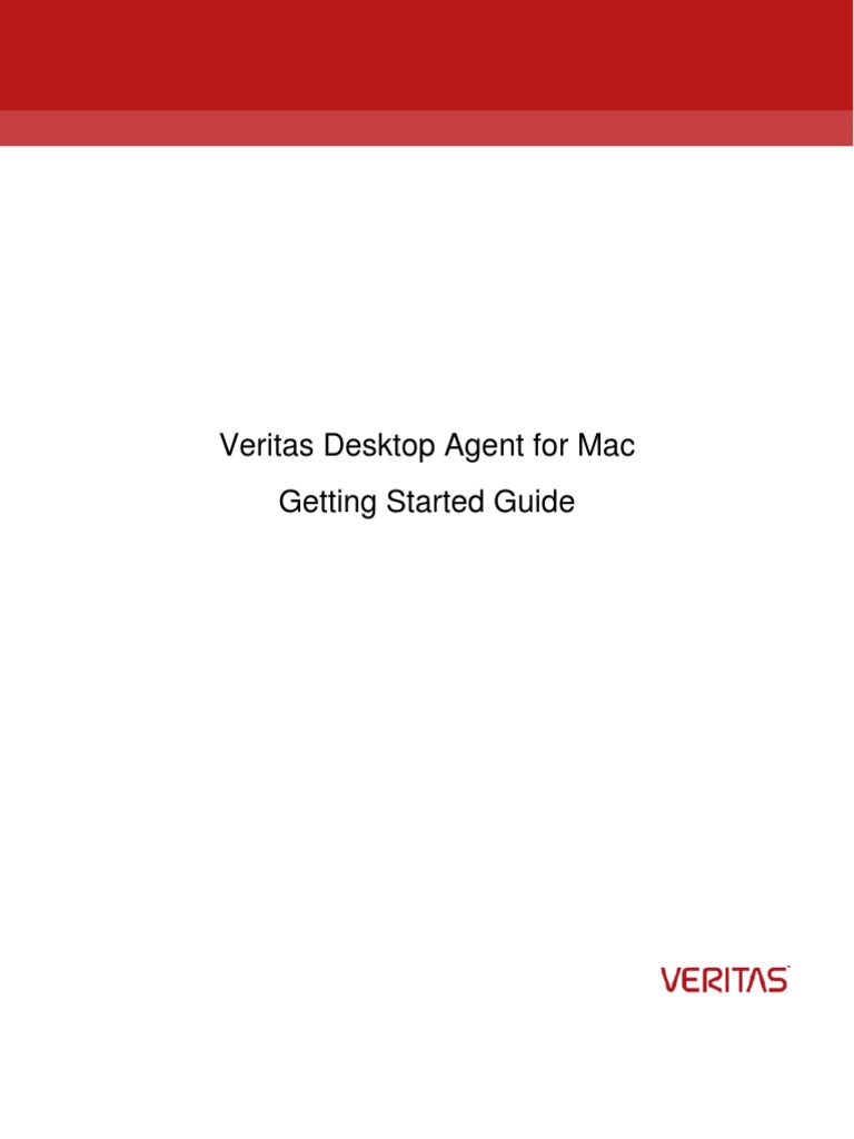 Veritas DLO 9.1 Mac Getting Started Guide | PDF | Backup | 64 Bit Computing