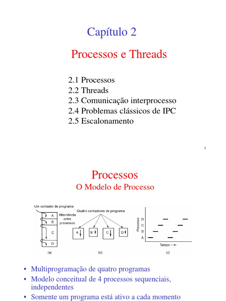 Threads e Processos | PDF | Thread (informática) | Processo (informática)