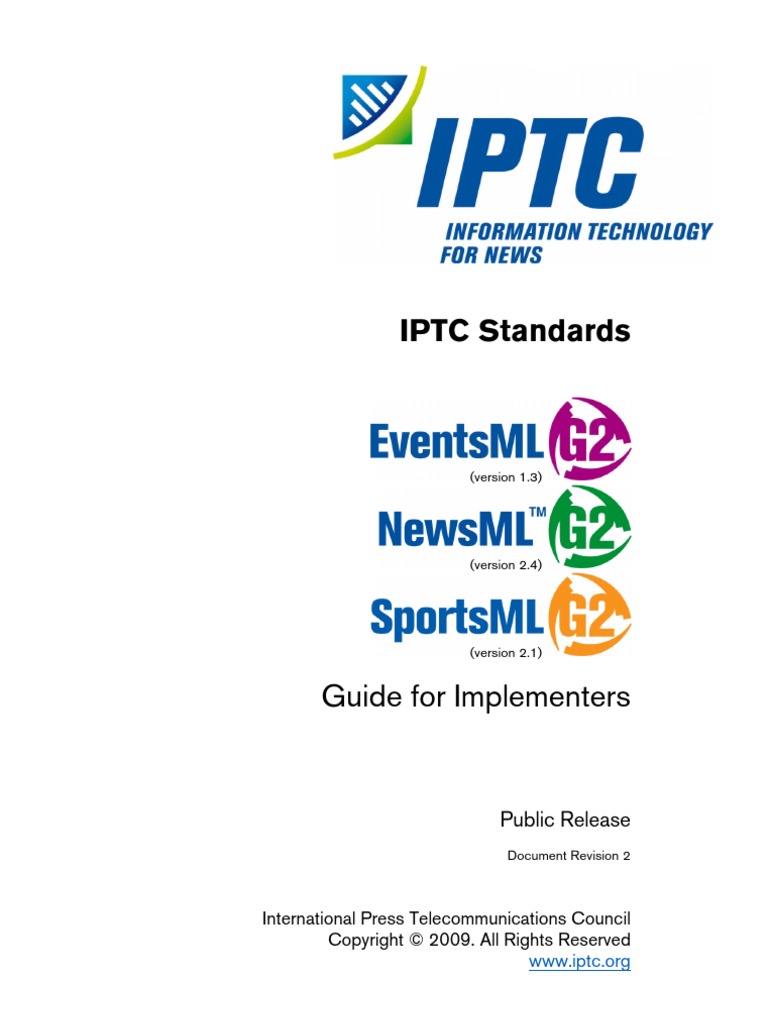IPTC G2 Implementation Guide | PDF | Metadata | Information Science