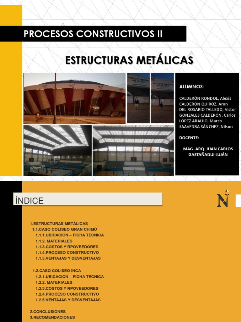 Estructuras Metálicas en Construcción | PDF | Materiales | Ingeniería ...