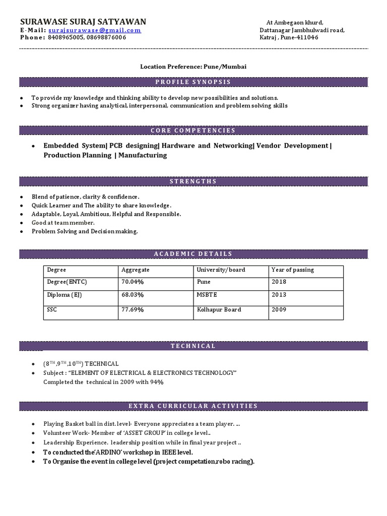 Edited - Suraj Updated Resume | PDF | Traffic Light | Traffic