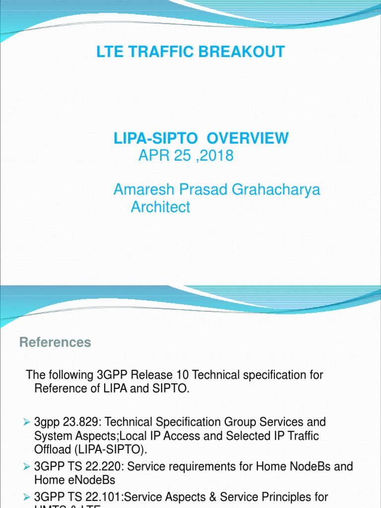 LTE Traffic Breakout | PDF | Computer Network | Telecommunications ...
