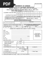 MIE Application Form | PDF