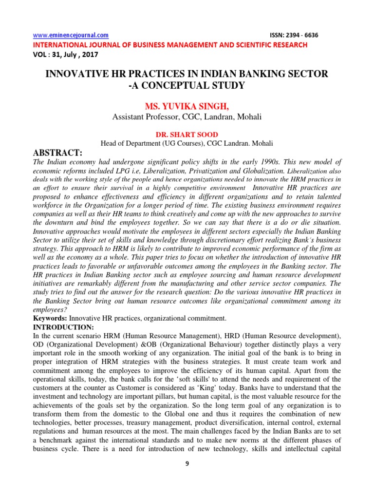 Innovative HR Practices | PDF | Human Resource Management | Innovation