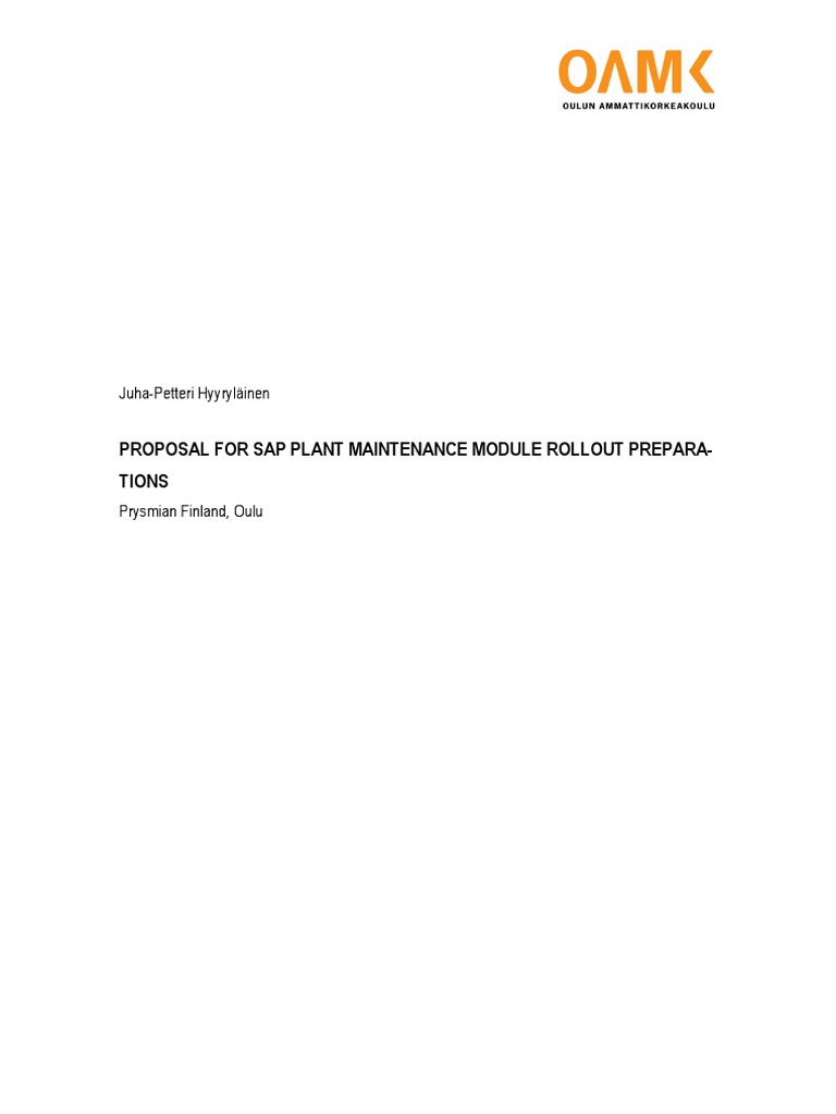 Sap Pm Pdf Enterprise Resource Planning Sap Se