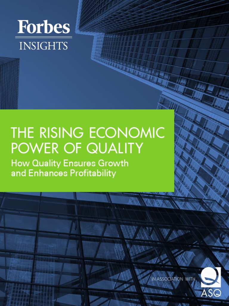 Rising Economic Power of Quality | PDF | Quality (Business) | Employment