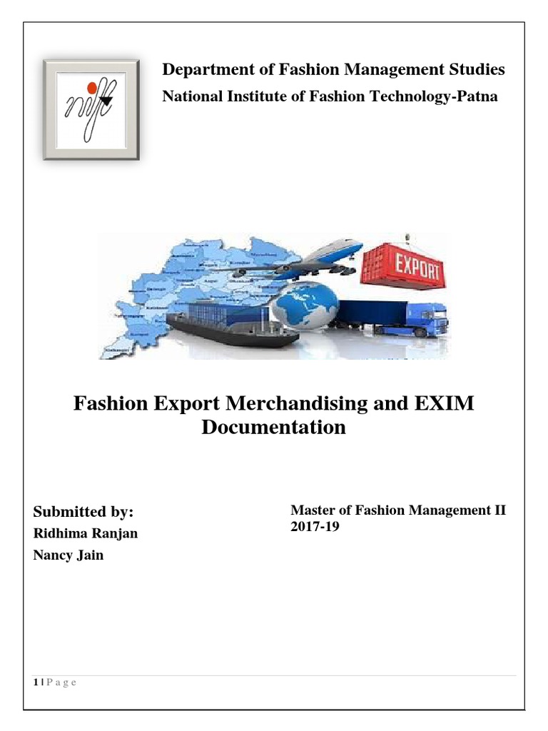 TNA in Fashion Export Merchandising | PDF | Clothing | Clothing Industry
