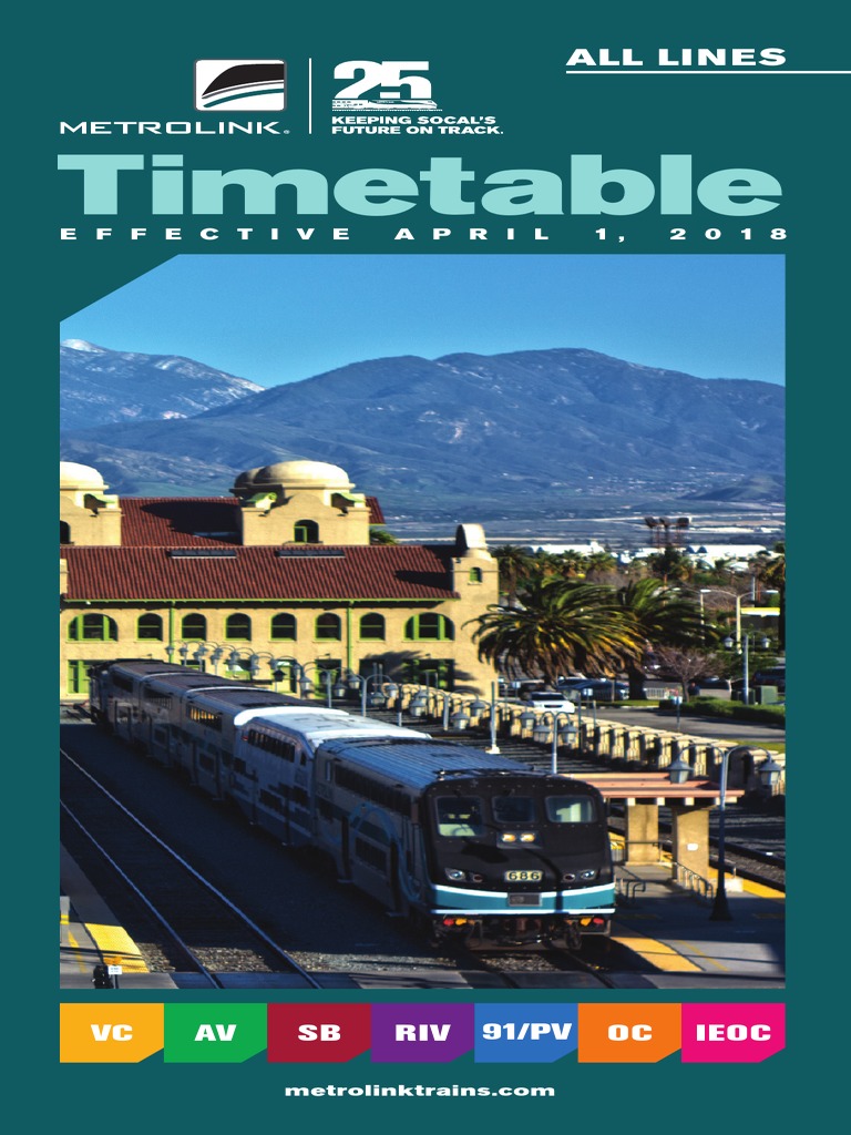 All Lines Timetable | PDF | Los Angeles County | Public Transport