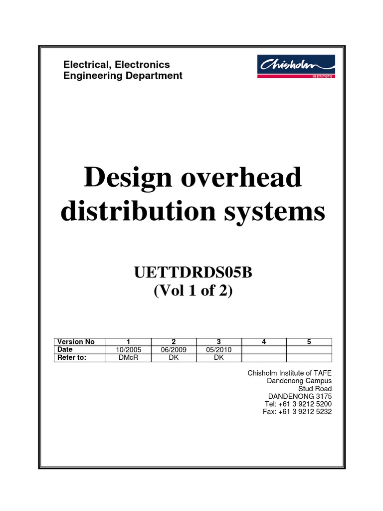 Design Guide For Overhead Distribution Systems | PDF